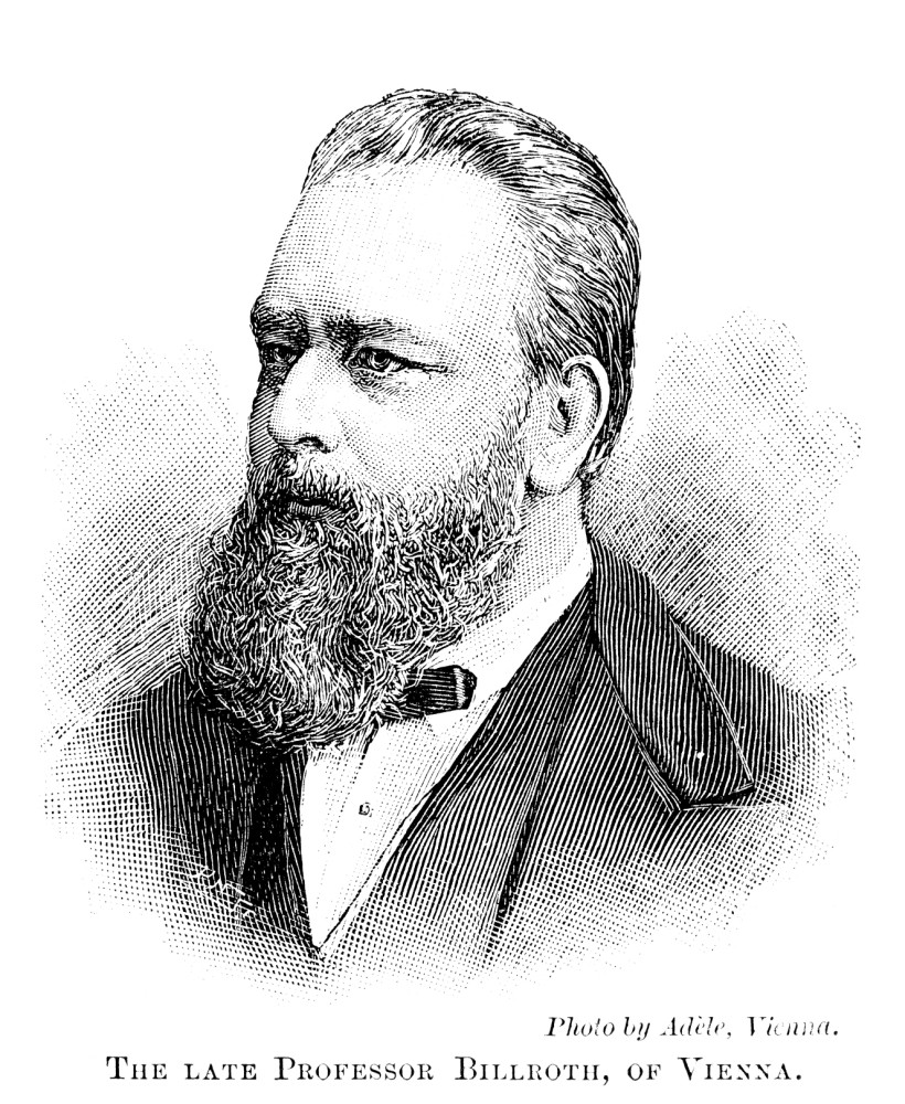 Albert Billroth (1829-1894). /Ngerman Surgeon. Line Engraving, 1894 ...