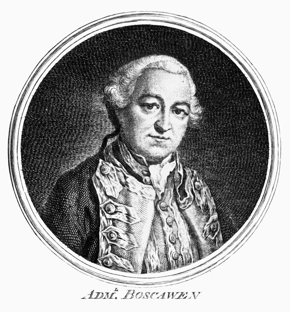Edward Boscawen /N(1711-1761). Known As 'Old Dreadnought.' English ...