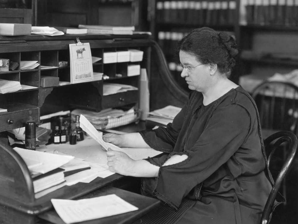 Florence Sabin (1871-1953). /Namerican Anatomist. Photographed, C1928 ...