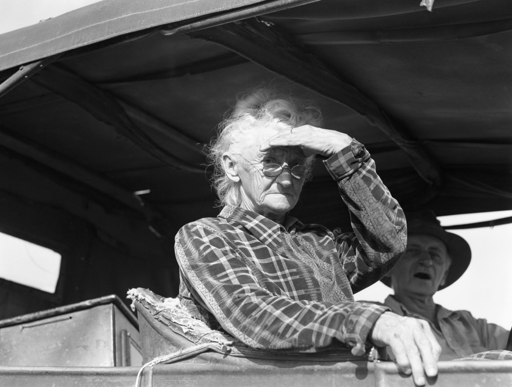 California: Squatter, 1936. /Nan Eighty Year Old Woman Living In A ...