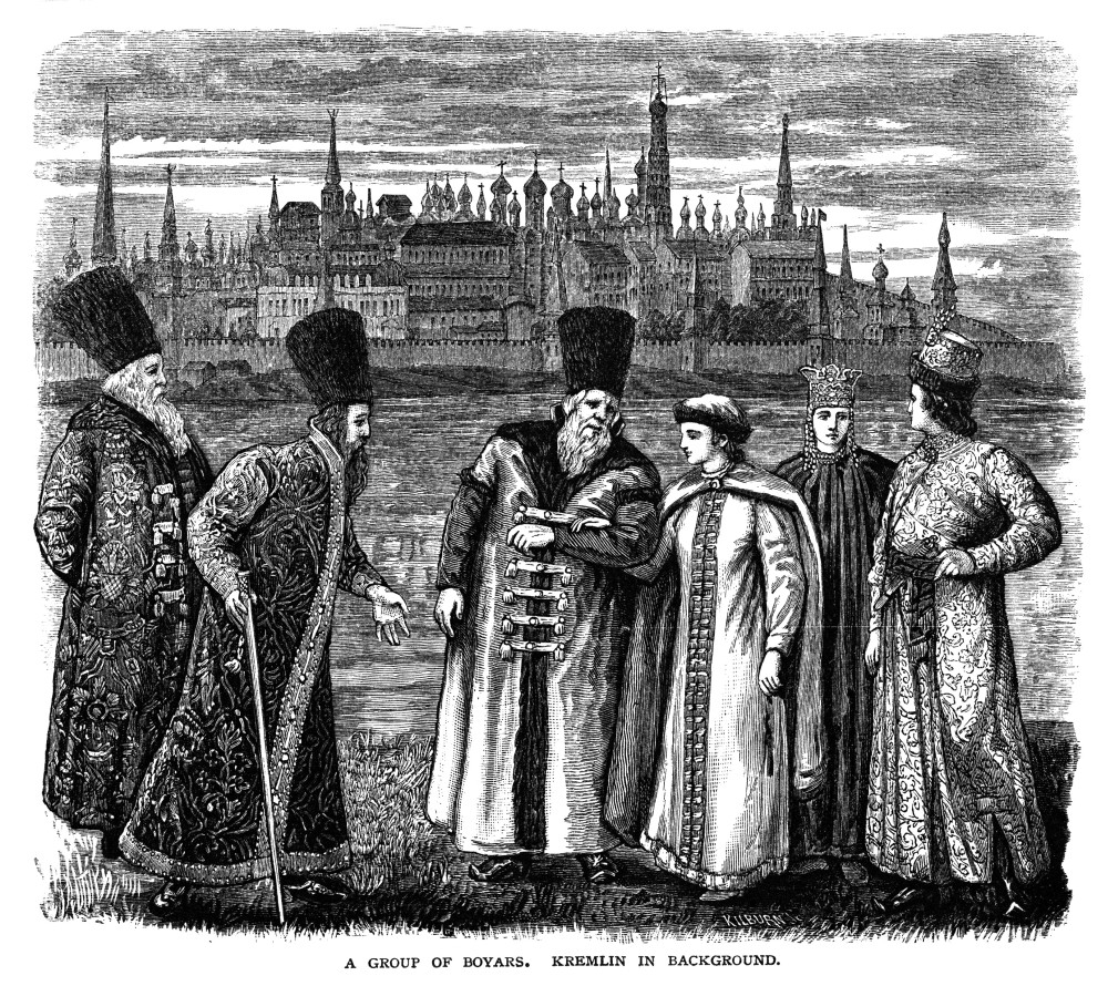 Boyars, 17Th Century. /Nrussian Boyars Of The 17Th Century, Outside ...