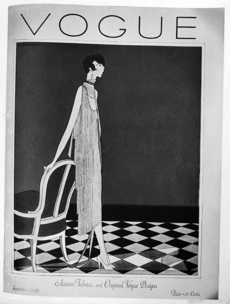 Vogue Magazine, 1925. /Ncover Of The 1 September 1925 Issue Of The ...