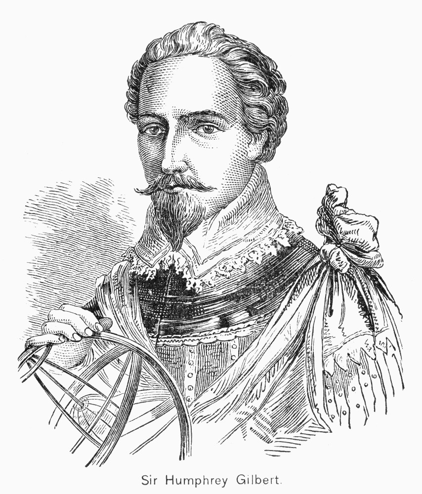 Sir Humphrey Gilbert /N(C1539-1583). English Navigator And Soldier ...