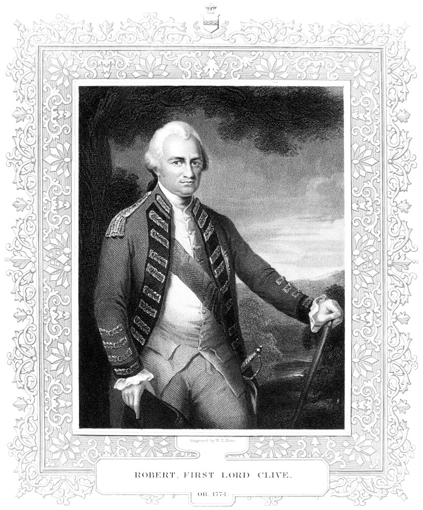 Robert Clive (1725-1774). /Nbaron Clive Of Plassey. British Soldier And ...