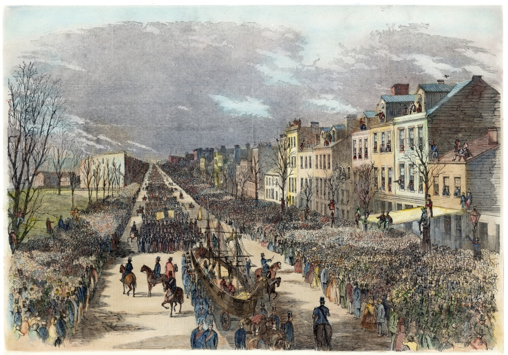 Buchanan: Inauguration, 1857. The Inaugural Procession Of President ...