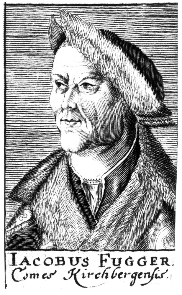 Jacob Fugger (1459-1525). /Ngerman Financier. Line Engraving, 17Th ...