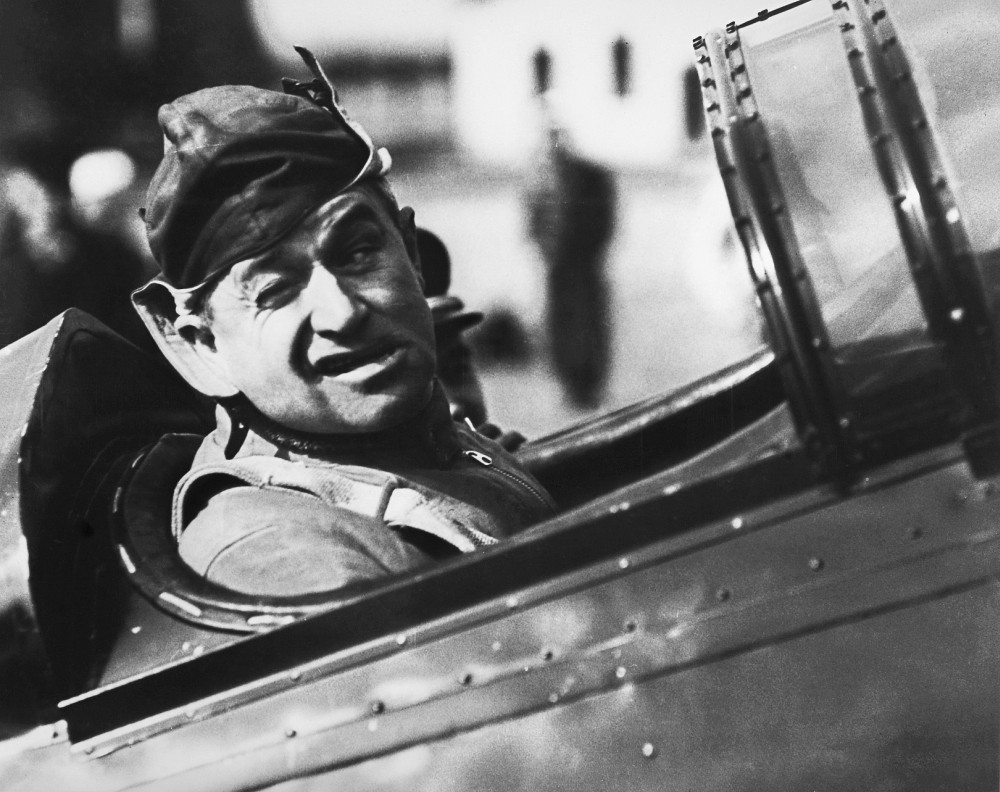 Will Rogers (1879-1935). /Namerican Humorist. Photographed In The Cockpit Of A Biplane, C1925 ...
