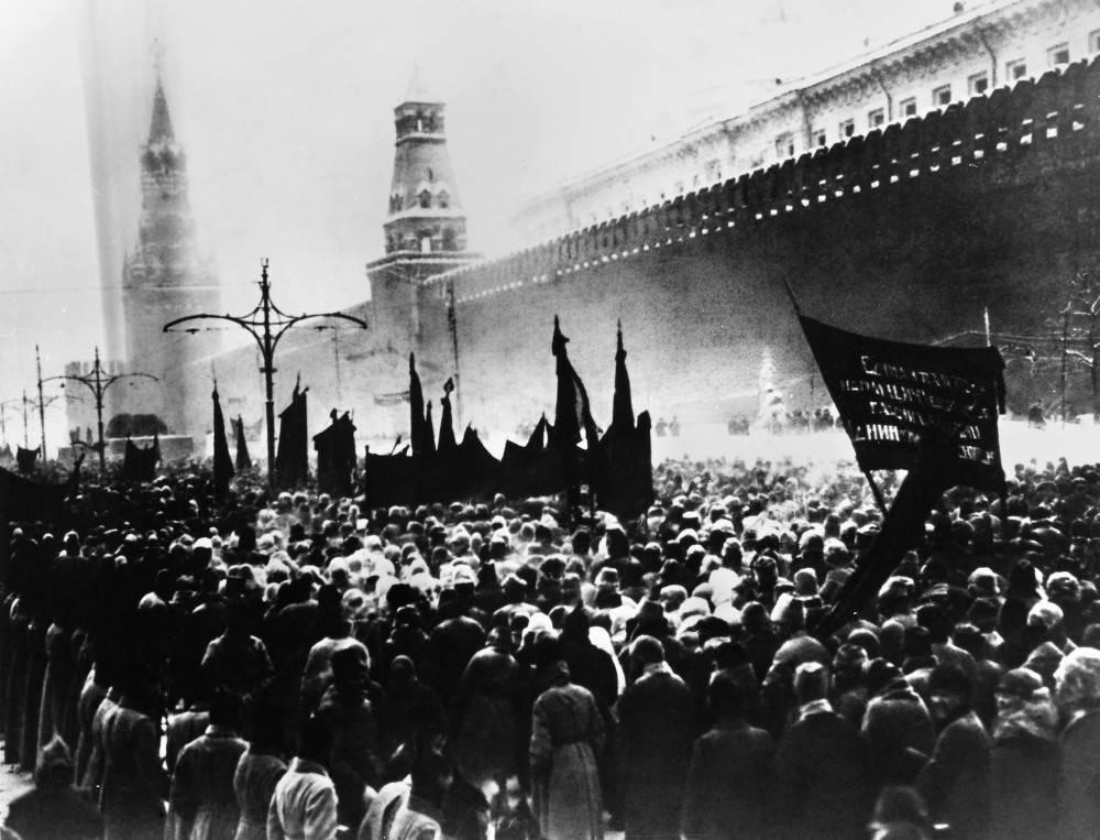 Lenin Funeral, 1924. /Nfuneral Procession For Vladimir Lenin On The Red ...