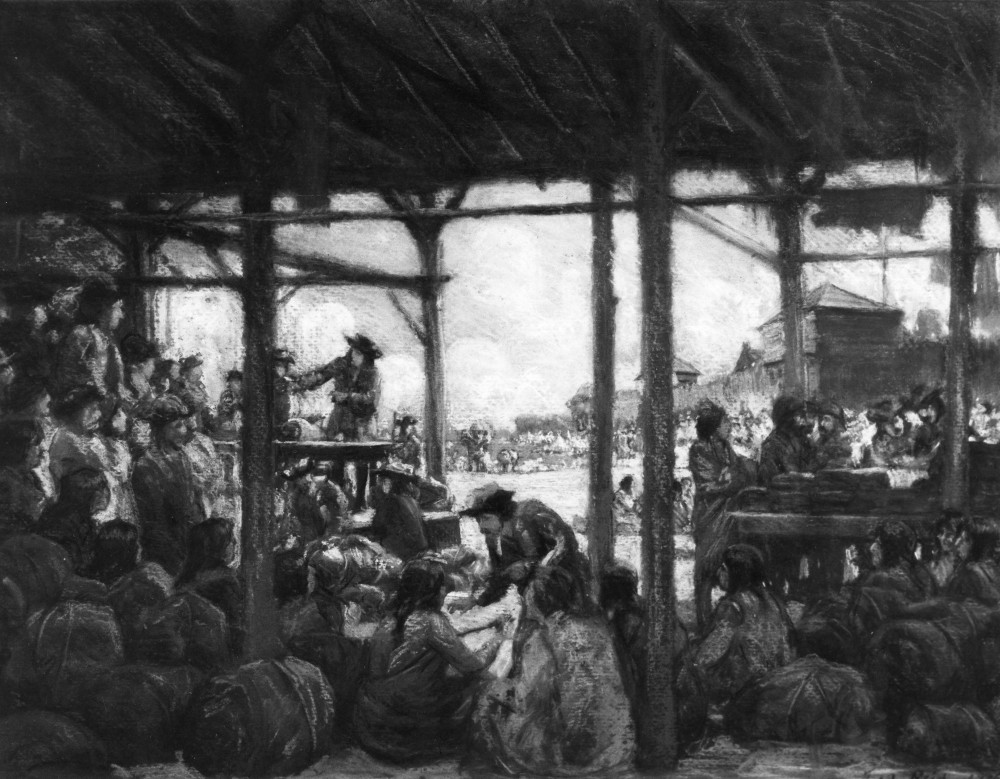 Canada Fur Trade Nfur Traders At Montreal Quebec Canada During