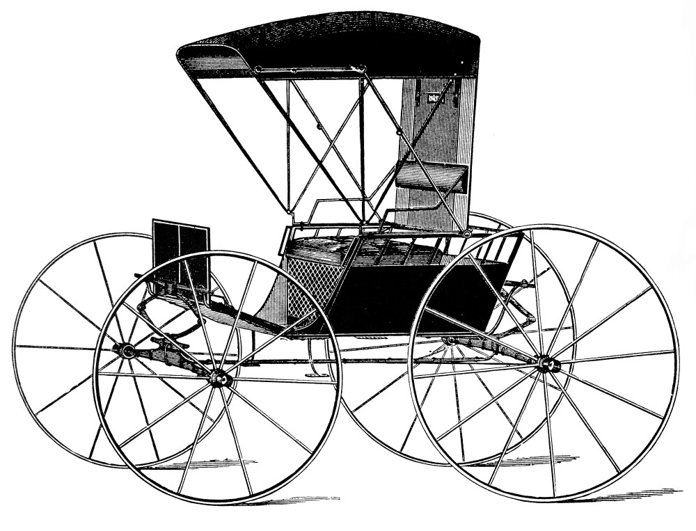 Carriage: Surrey. /Nline Engraving, 1880. Poster Print by Granger ...