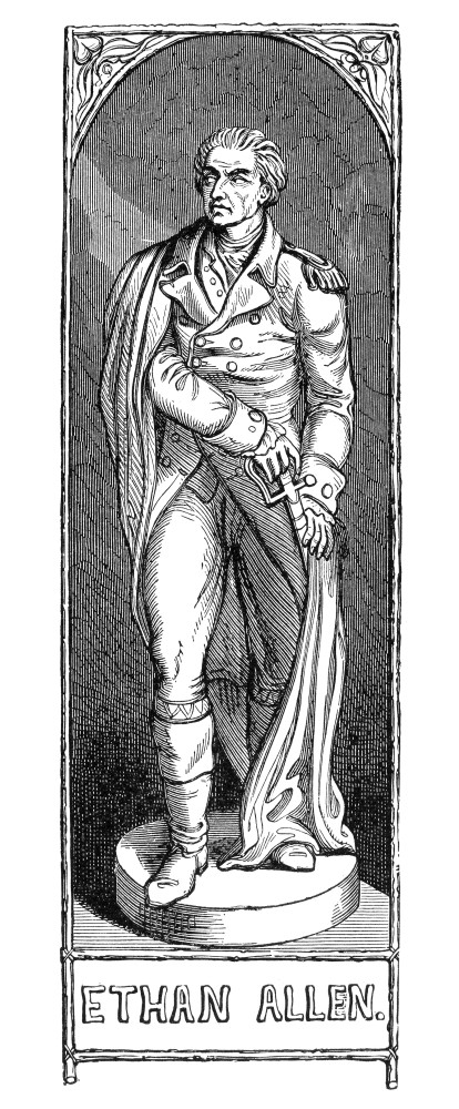 Ethan Allen (1738-1789). /Namerican Revolutionary Soldier. Wood ...