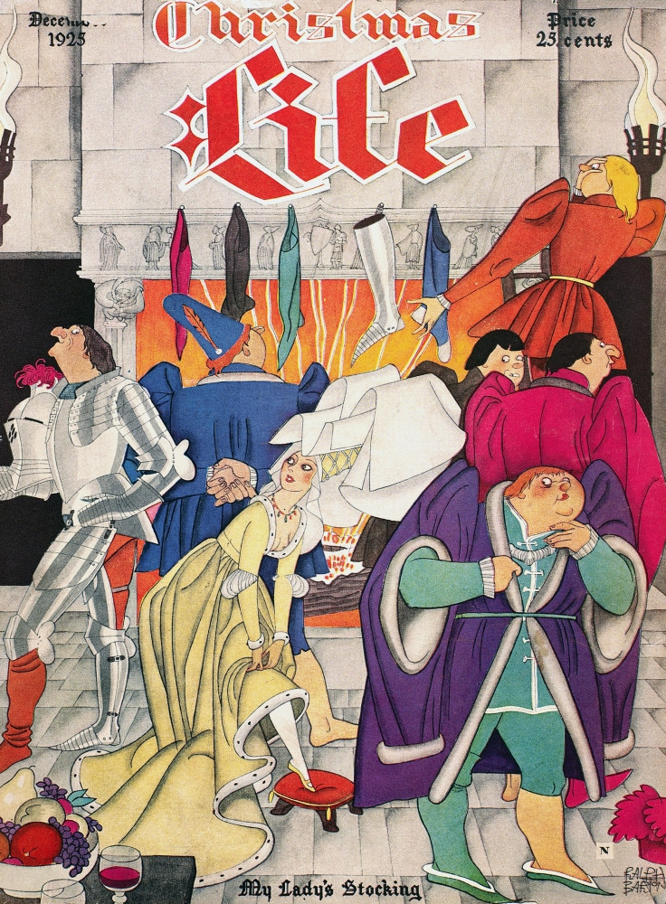 Magazine: Life, 1925. /N'Life' Magazine Cover, Christmas, 1925. Poster ...