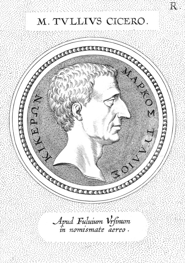 Marcus Tullius Cicero /N(106-43 B.C.). Roman Orator, Statesman, And ...