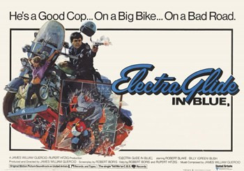 Electra Glide In Blue Movie Poster 17 X 11 Item Mov250380
