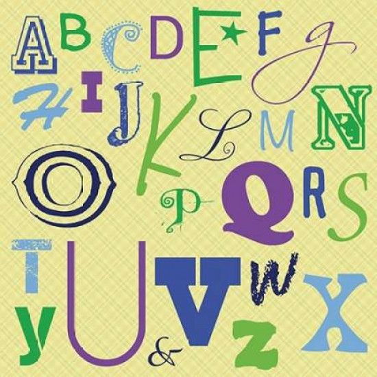 Kids Alphabet Poster Print by Lauren Gibbons - Item # VARPDXGLSQ120A ...