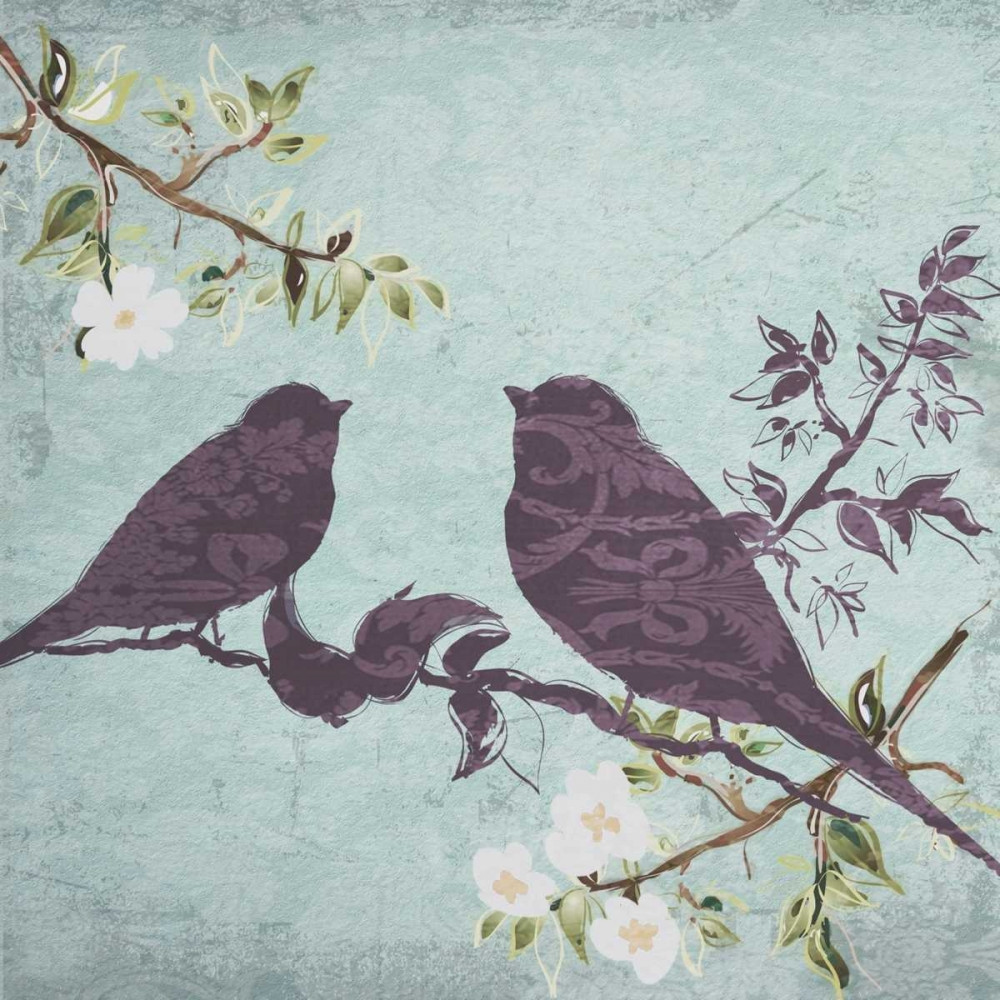 Floral Bird Triptych Poster Print by Taylor Greene - Item ...
