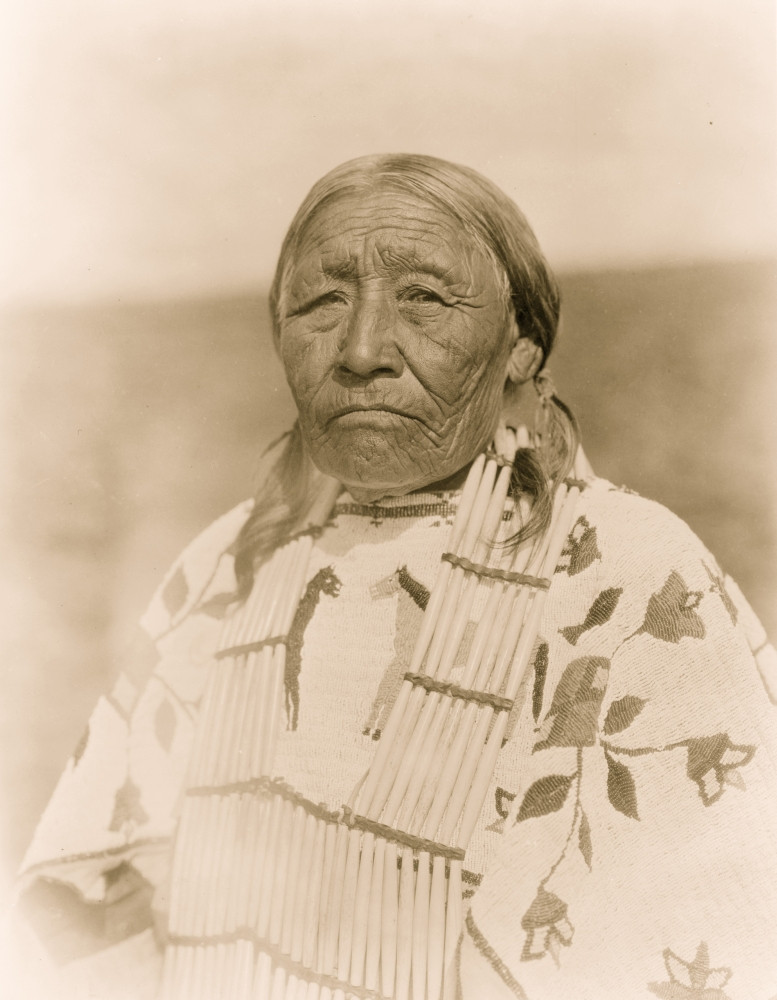 Cheyenne woman, half-length portrait, facing front. Poster Print - Item ...