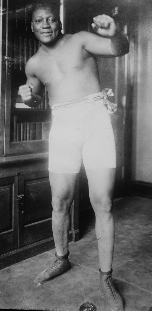 Jack Johnson, Galveston Giant in a suit Poster Print - Item ...