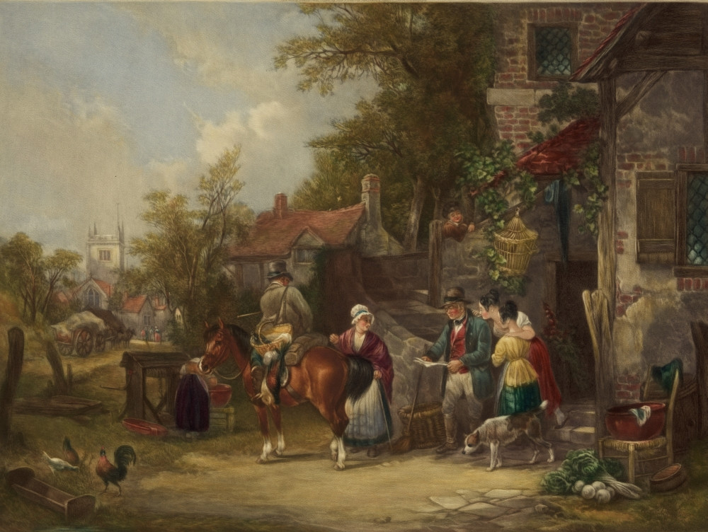 Village Postman Poster Print - Item # VARBLL058759795L - Posterazzi