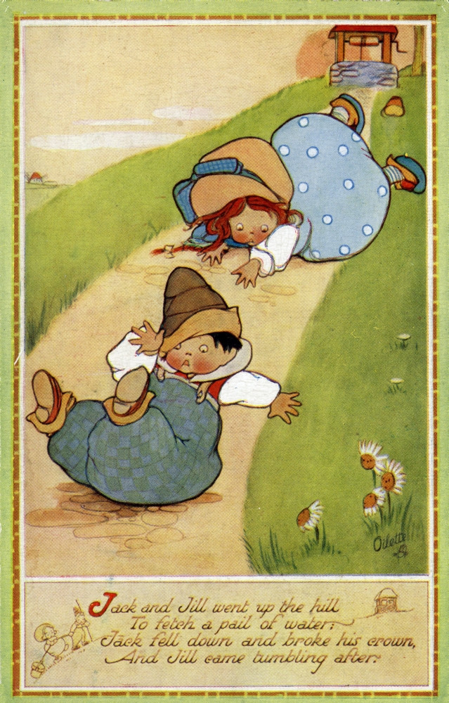 Jack And Jill Went Up The Hill Poster Print By Mary Evans Picture ...