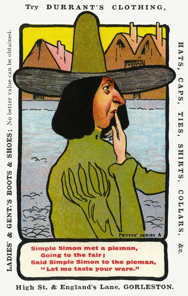 Simple Simon Poster Print By Mary Evans Picture Library / Peter & Dawn ...