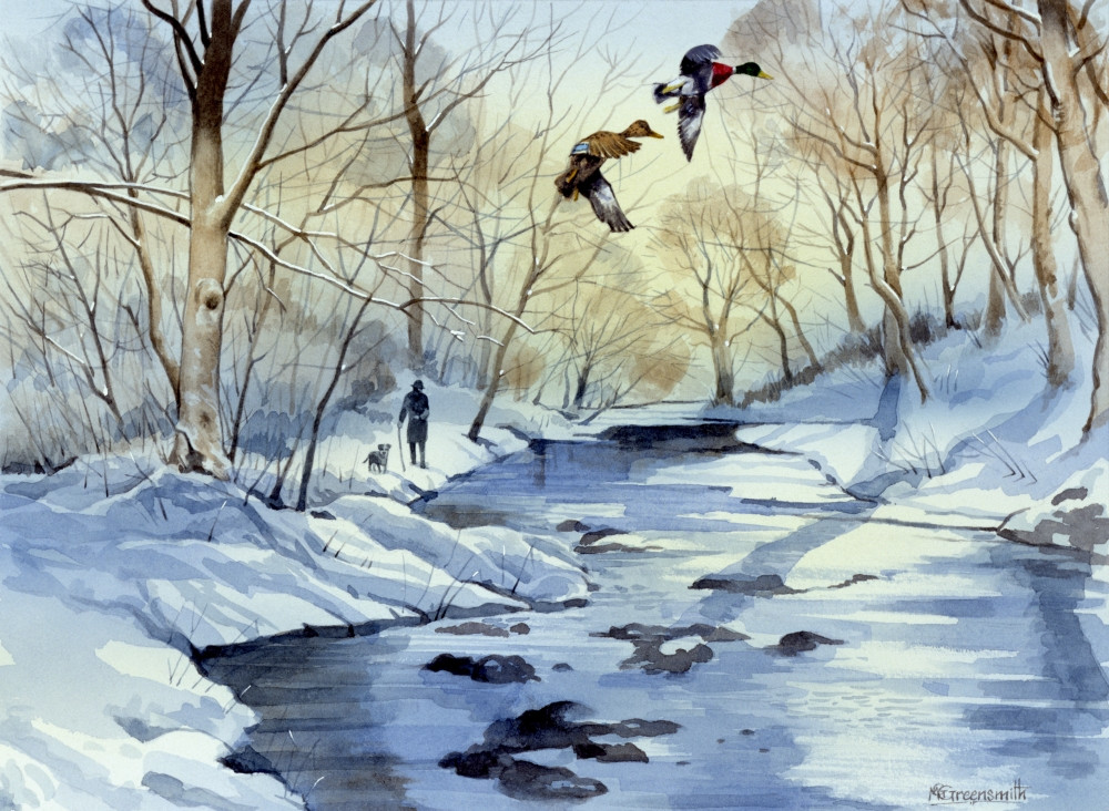 Winter River Scenes