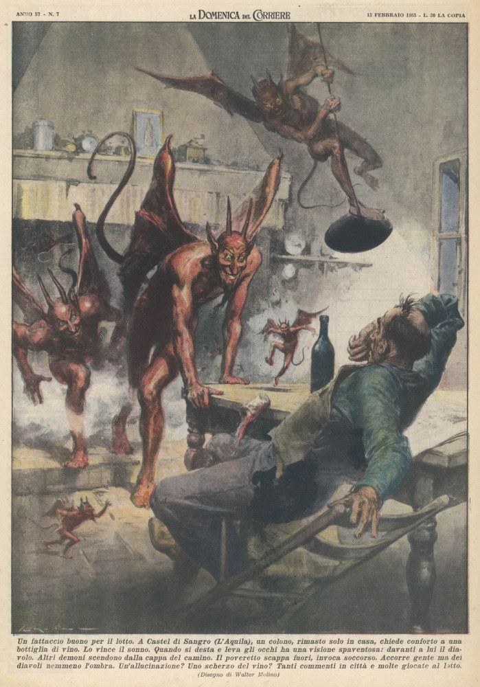 Demon In Italy Poster Print By Mary Evans Picture Library - Item ...