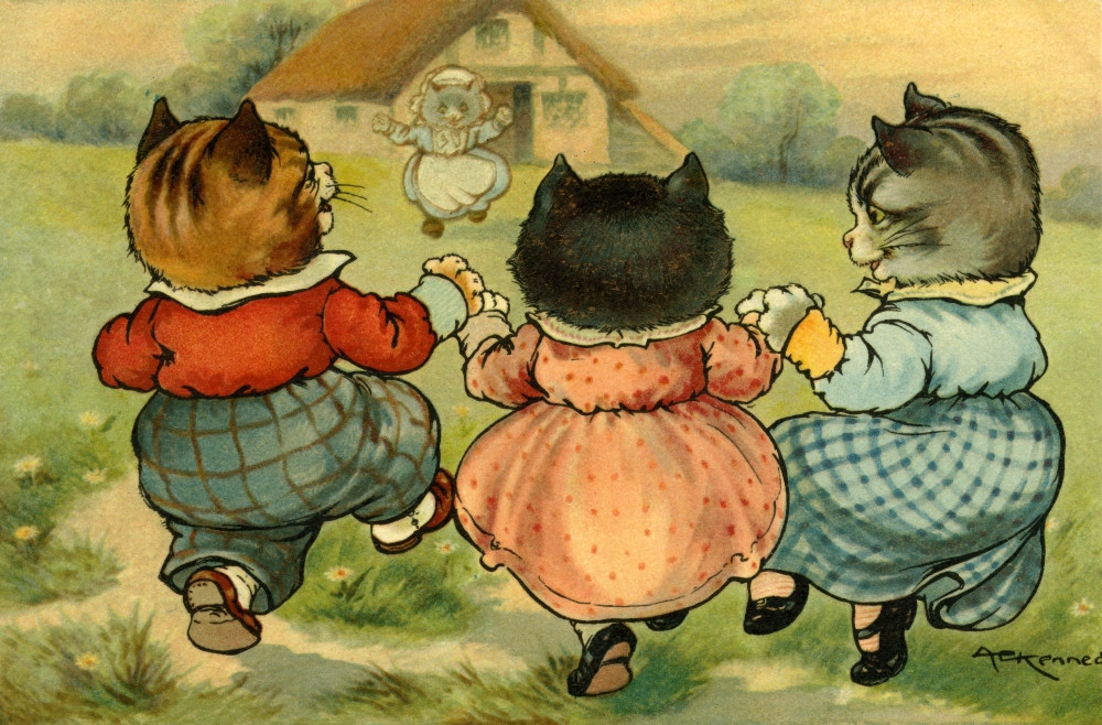 Three Little Kittens They Lost Their Mittens ... Poster Print By Mary ...