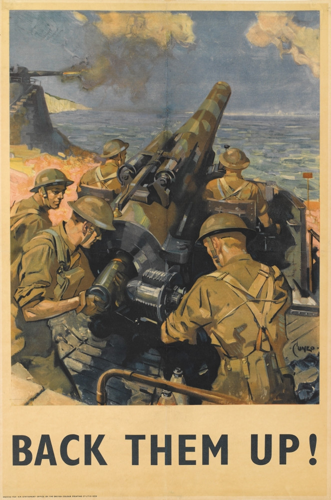 Ww2 Poster -- Back Them Up! Poster Print By ®The National Army Museum ...