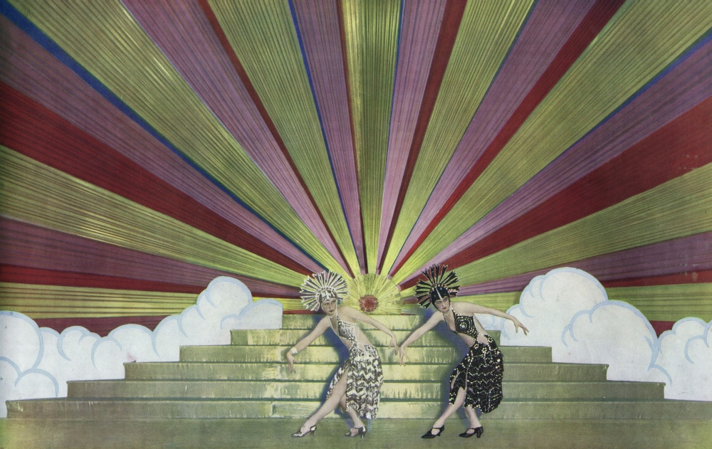The Rowe Sisters In Paris Casino De Paris Paris 1927 Poster Print By ...