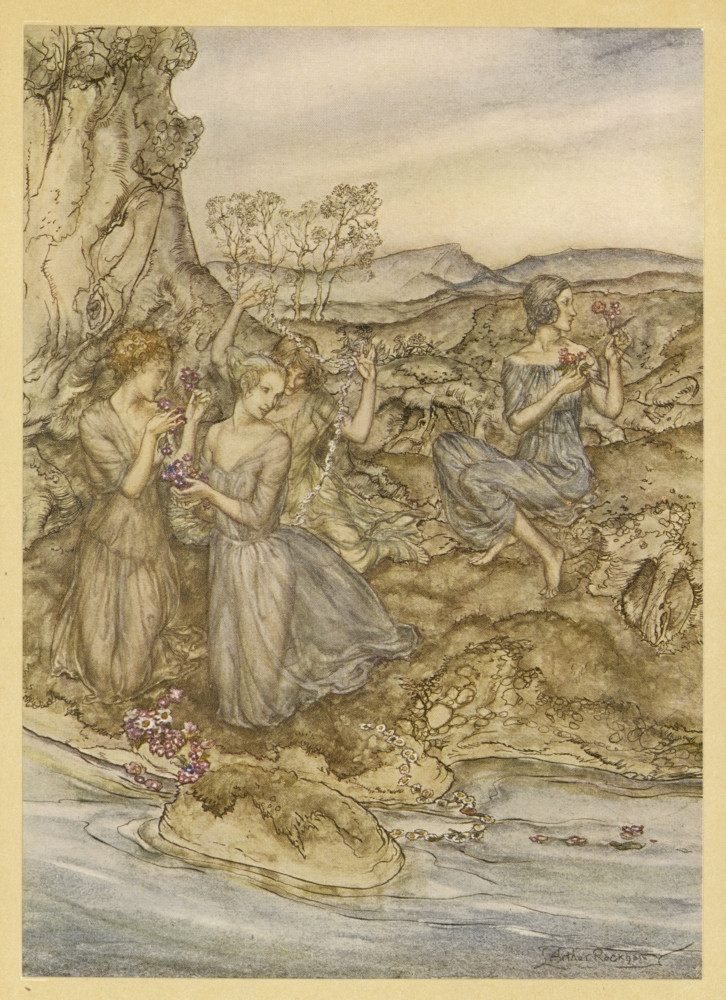 Folklore/Nymphs Poster Print By Mary Evans Picture Library/Arthur ...