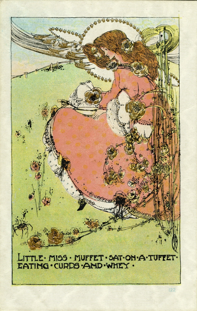 Little Miss Muffet Poster Print By Mary Evans Picture Library/Peter ...