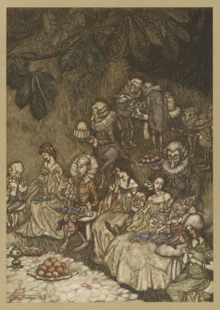 P.Pan/Fairy Banquet Poster Print By Mary Evans Picture Library/Arthur ...