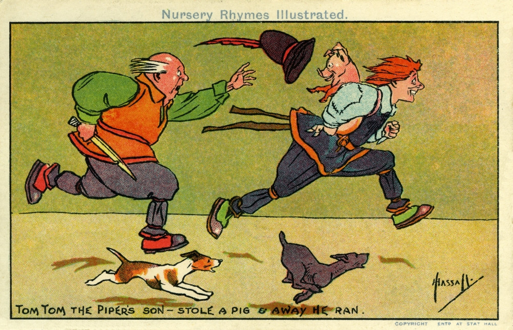 Tom Tom The Piper'S Son Poster Print By Mary Evans Picture Library ...