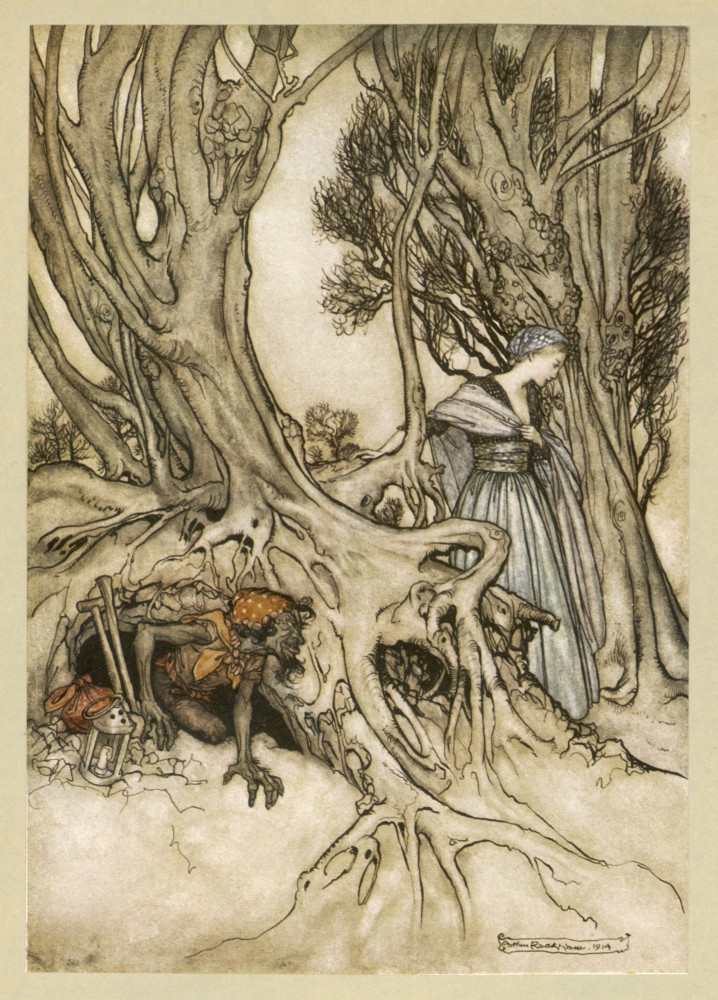 Milton/Comus By Rackham Poster Print By Mary Evans Picture Library ...