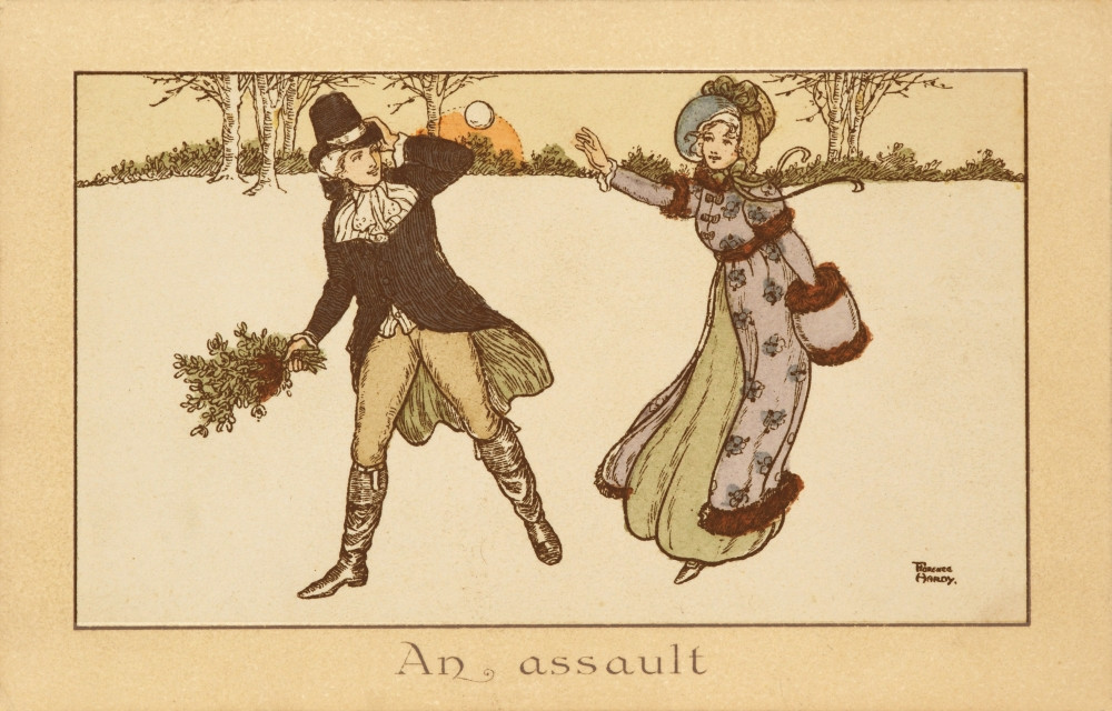An Assault By Florence Hardy Poster Print By Mary Evans/Peter & Dawn ...
