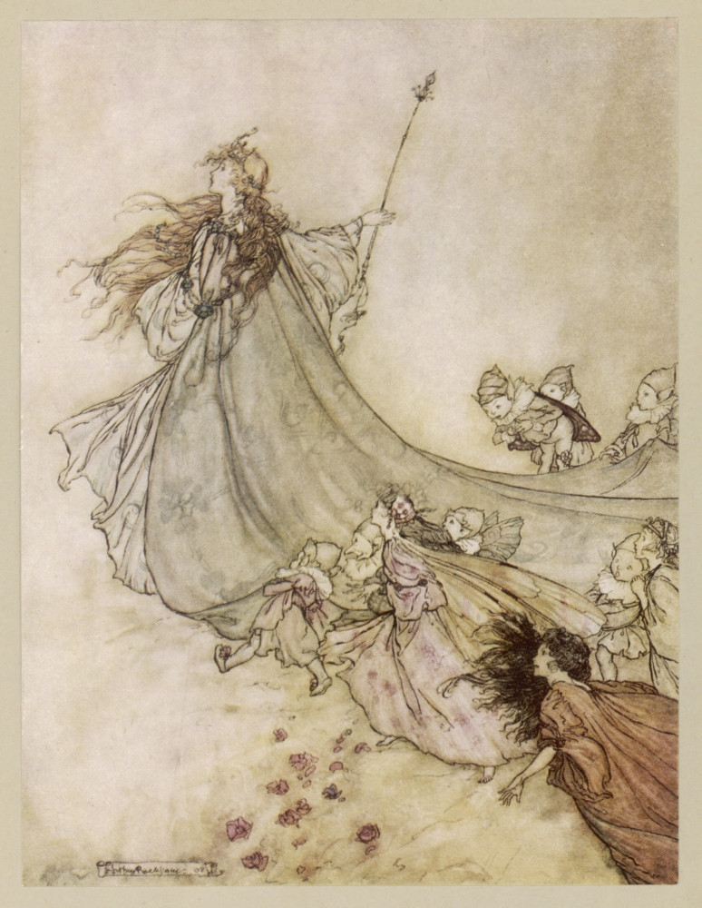 Shakespeare; Titania Poster Print By Mary Evans Picture Library/Arthur ...