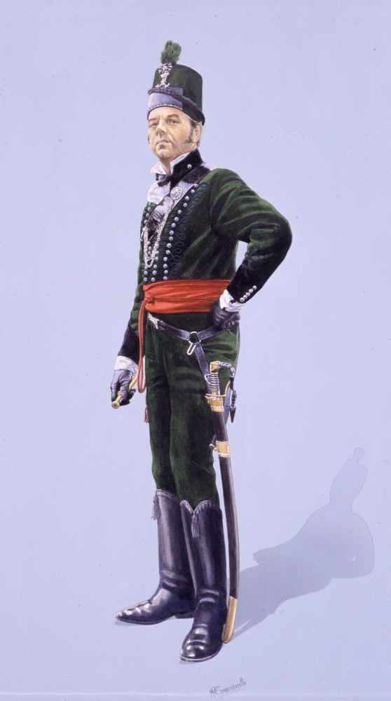 Officer - 95Th Rifles Poster Print By Malcolm Greensmith ® Adrian ...