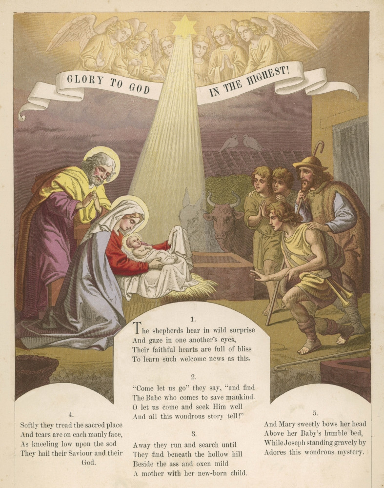 The Nativity Poster Print By Mary Evans Picture Library - Item ...