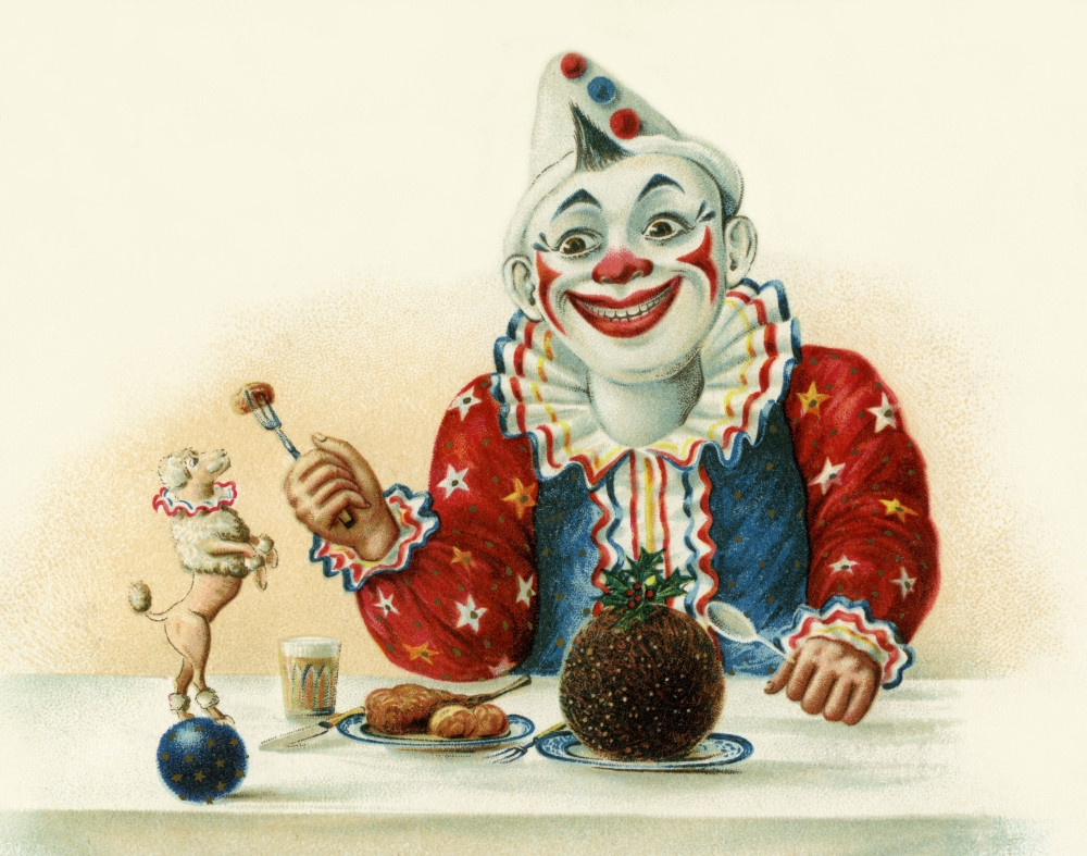 Clown & Poodle Poster Print By Mary Evans Picture Library / Peter ...