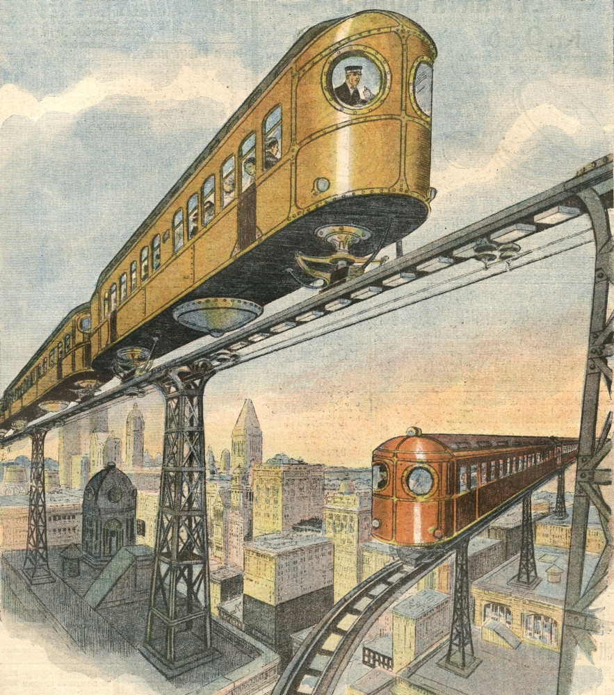 Monorail Project Poster Print By Mary Evans Picture Library - Item ...