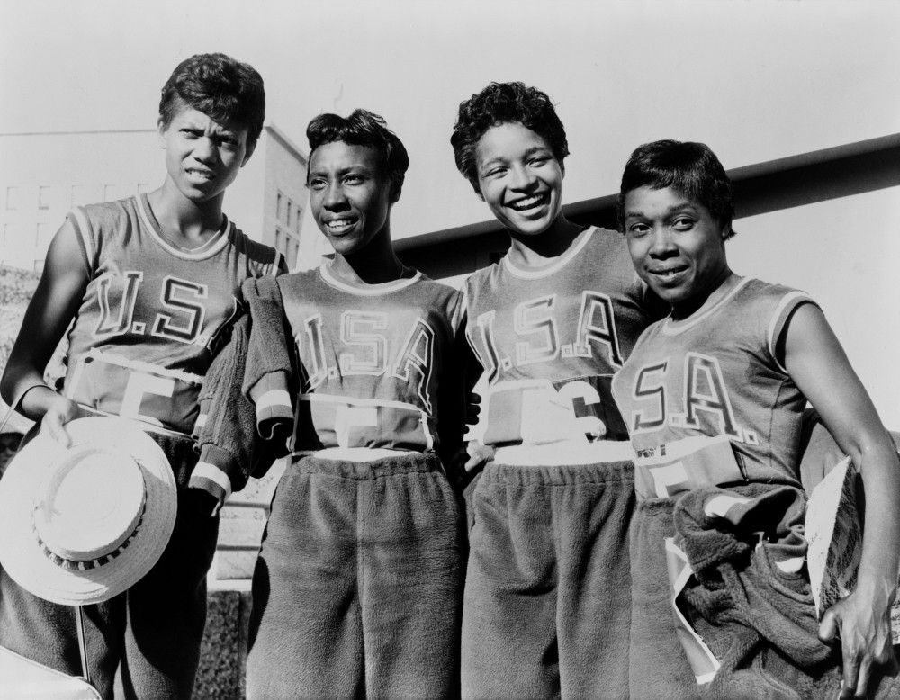 Us Women'S 400-Meter Relay Team At The Rome Olympics. Called The ...
