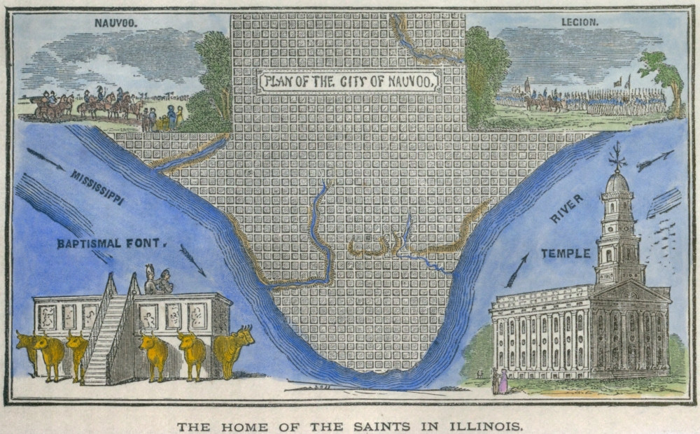Map Of Nauvoo History - Item # VAREVCCLRA001BZ212 - Posterazzi