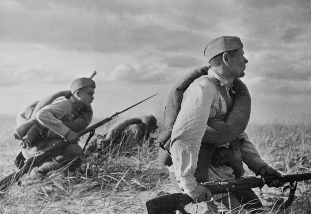 Red Army Soldiers In Exercises In Far Eastern Territory Of The Soviet ...