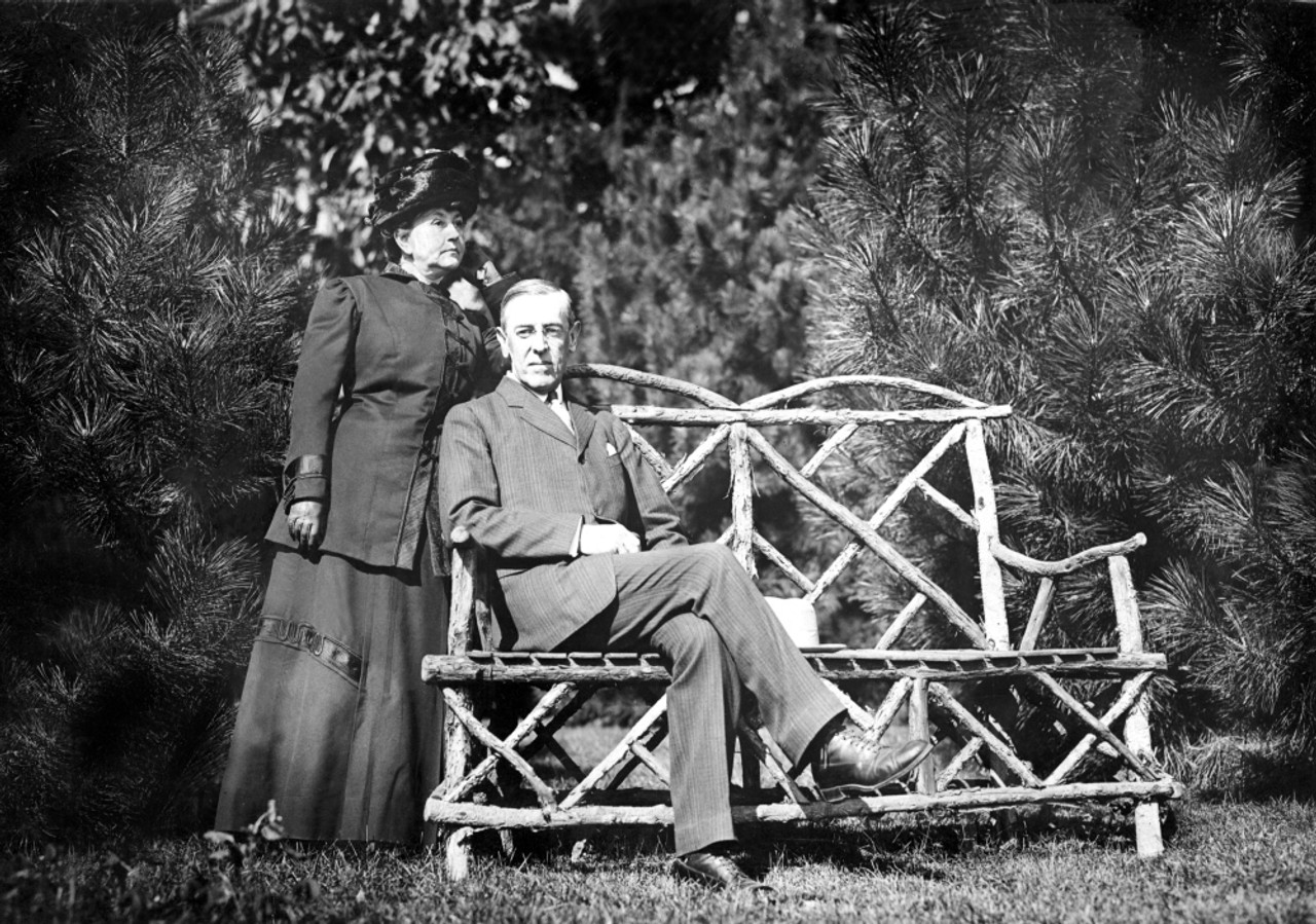 Woodrow Wilson And Wife History Item Varevchbdwowics002 Posterazzi