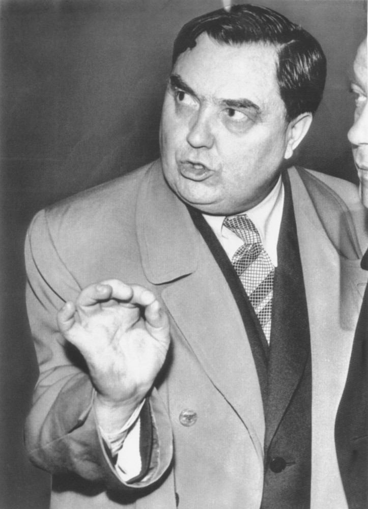 Georgy Malenkov Heading A Soviet Delegation Visiting A Birmingham ...