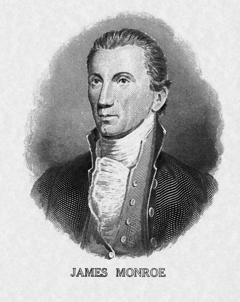 Us President James Monroe History - Item # VAREVCPBDJAMOEC001 - Posterazzi