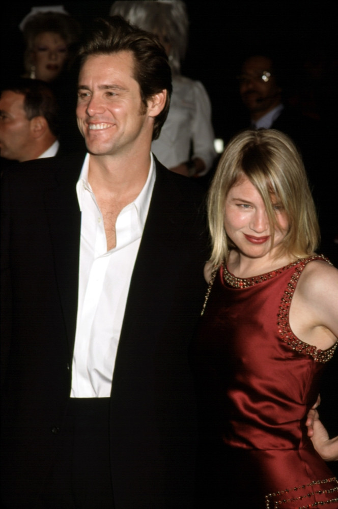 Jim Carrey And Renee Zellweger At Premiere Of Nurse Betty, Ny 9600, By ...