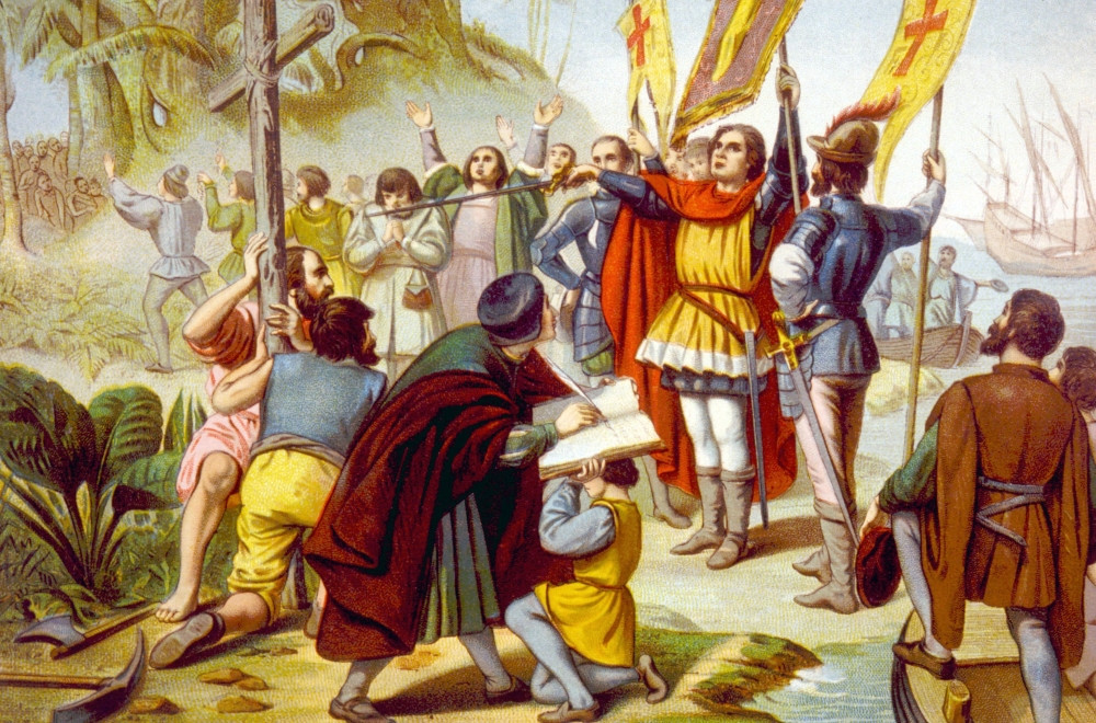 Old Christopher Columbus The Letter Of Christopher Columbus Announcing