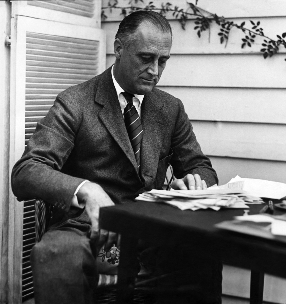 Fdr Presidency. Us President Franklin Delano Roosevelt History - Item ...
